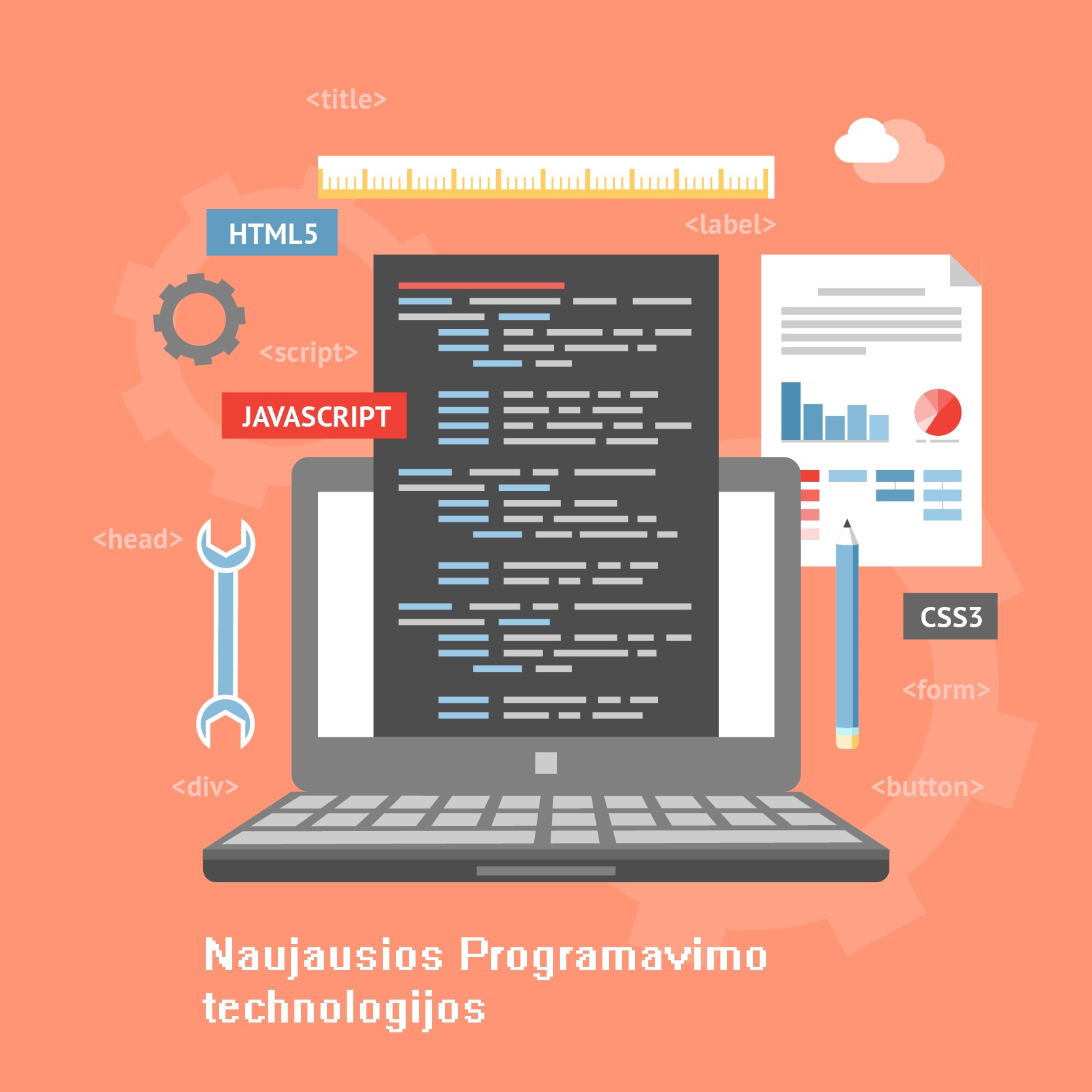 Programavimo pagrindai verslo įmonėse - Išmokite programuoti!