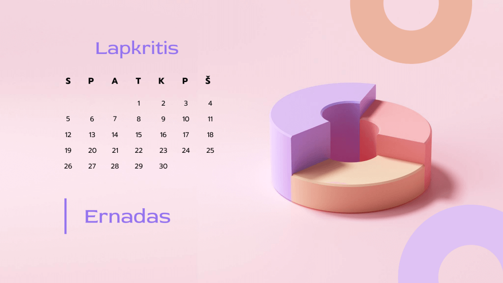 Darbo dienų kalendorius 2023 - Darbo dienų šventinės ir poilsio dienos.